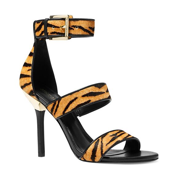 Michael Kors | Shoes | Michael Kors Womens Amal Tiger Print Calf Hair ...